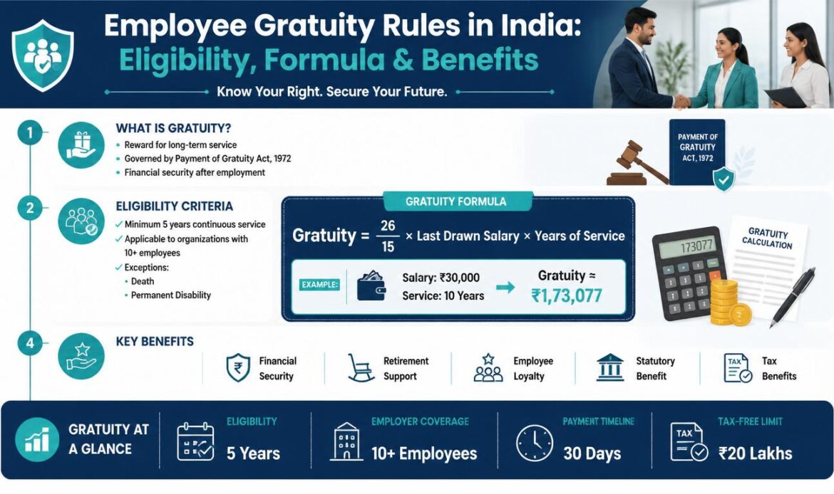 Employee Gratuity Rules in India: How It Works