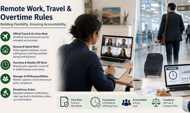 Attendance and Working Hours Policy for Indian Companies: Practical ...